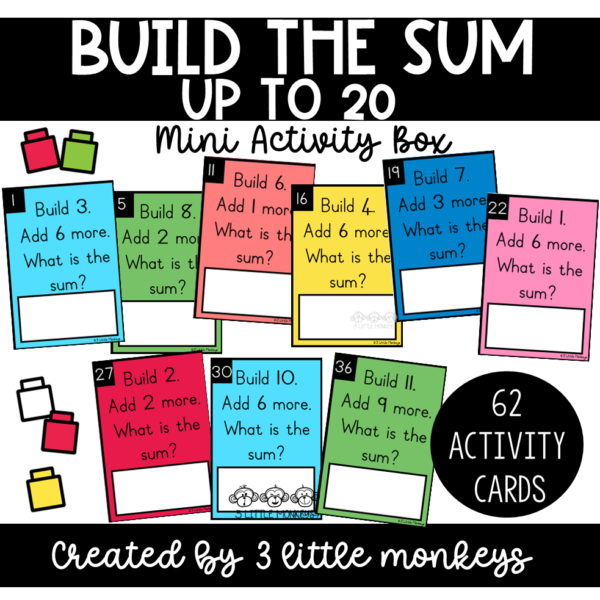Build the Sum up to 20 – PDF – 3littlemonkey