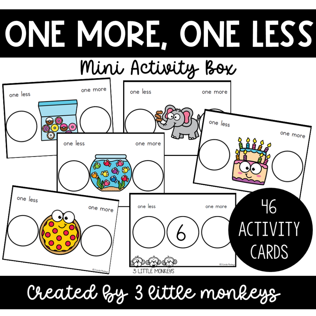One more, One less – PDF – 3littlemonkey