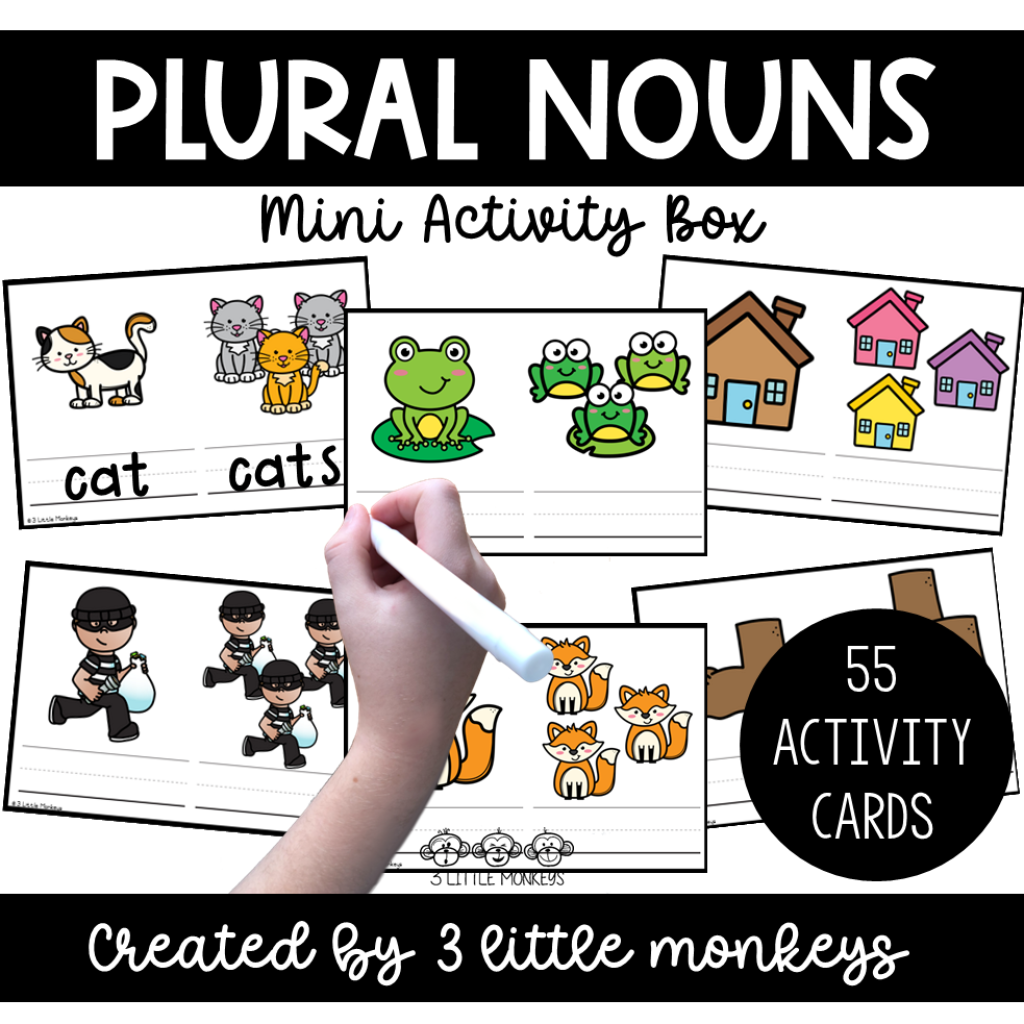 Plural Nouns – PDF – 3littlemonkey